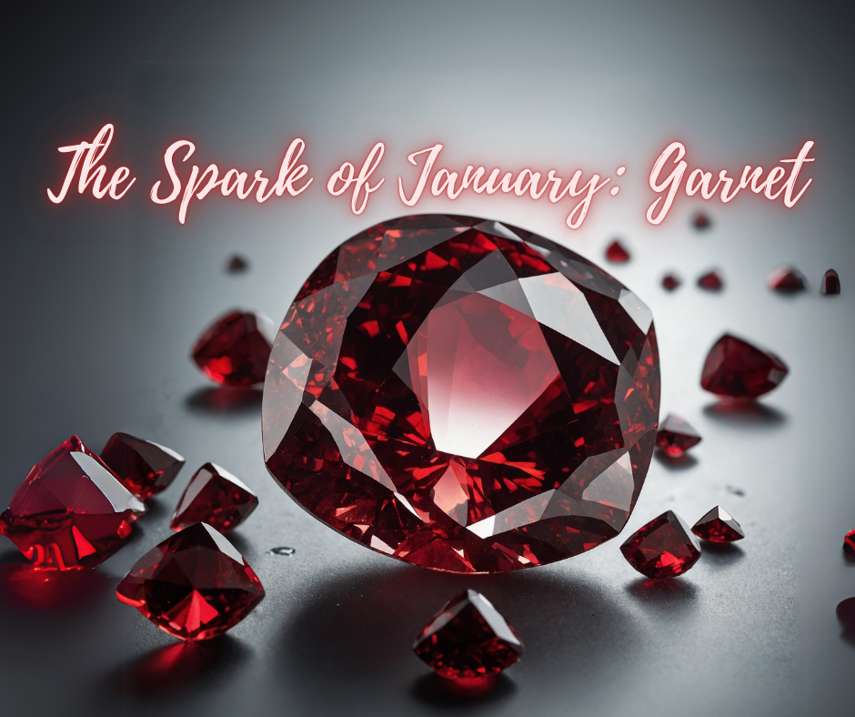 The Spark of January Garnet