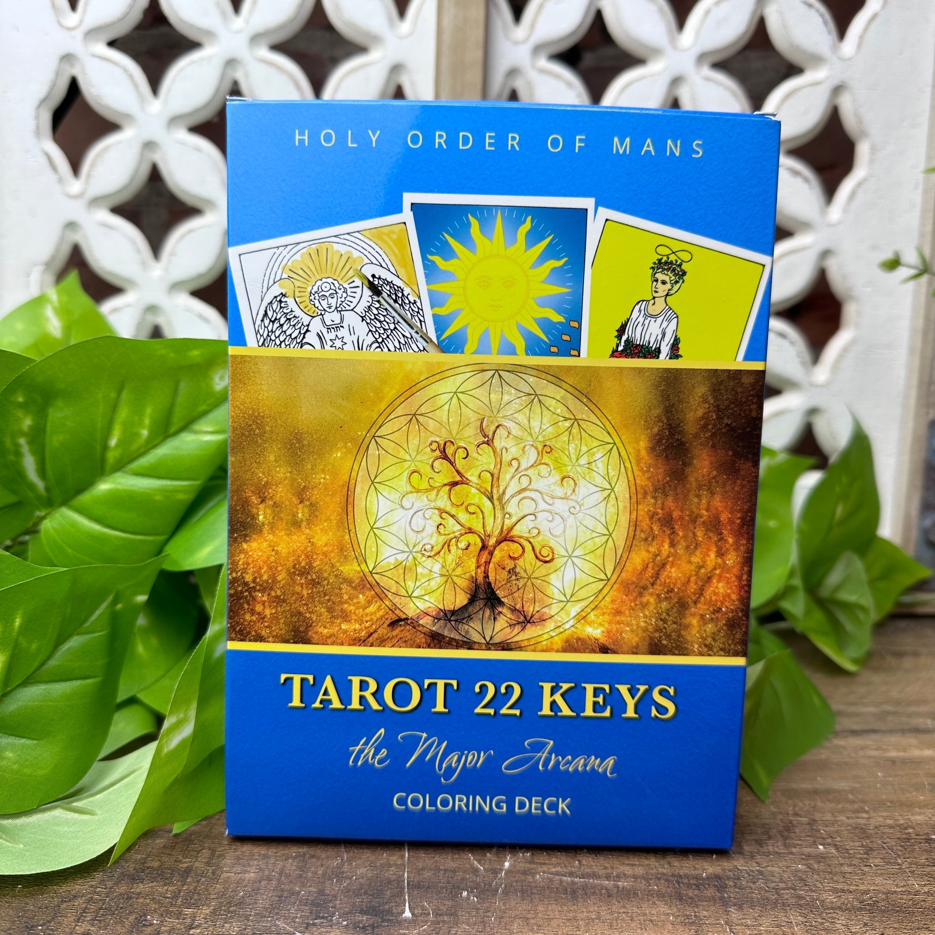 Tarot 22 Keys: The Major Arcana Coloring Deck - Artisan Made – Crystal Joys
