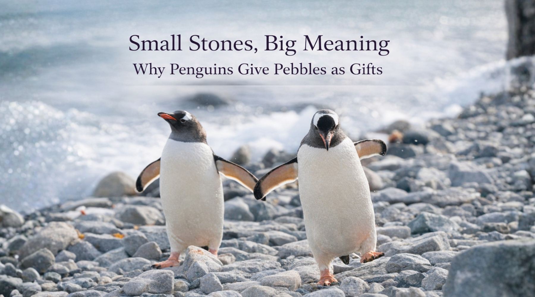 Small Stones, Big Meaning: Why Penguins Give Pebbles as Gifts – Crystal ...
