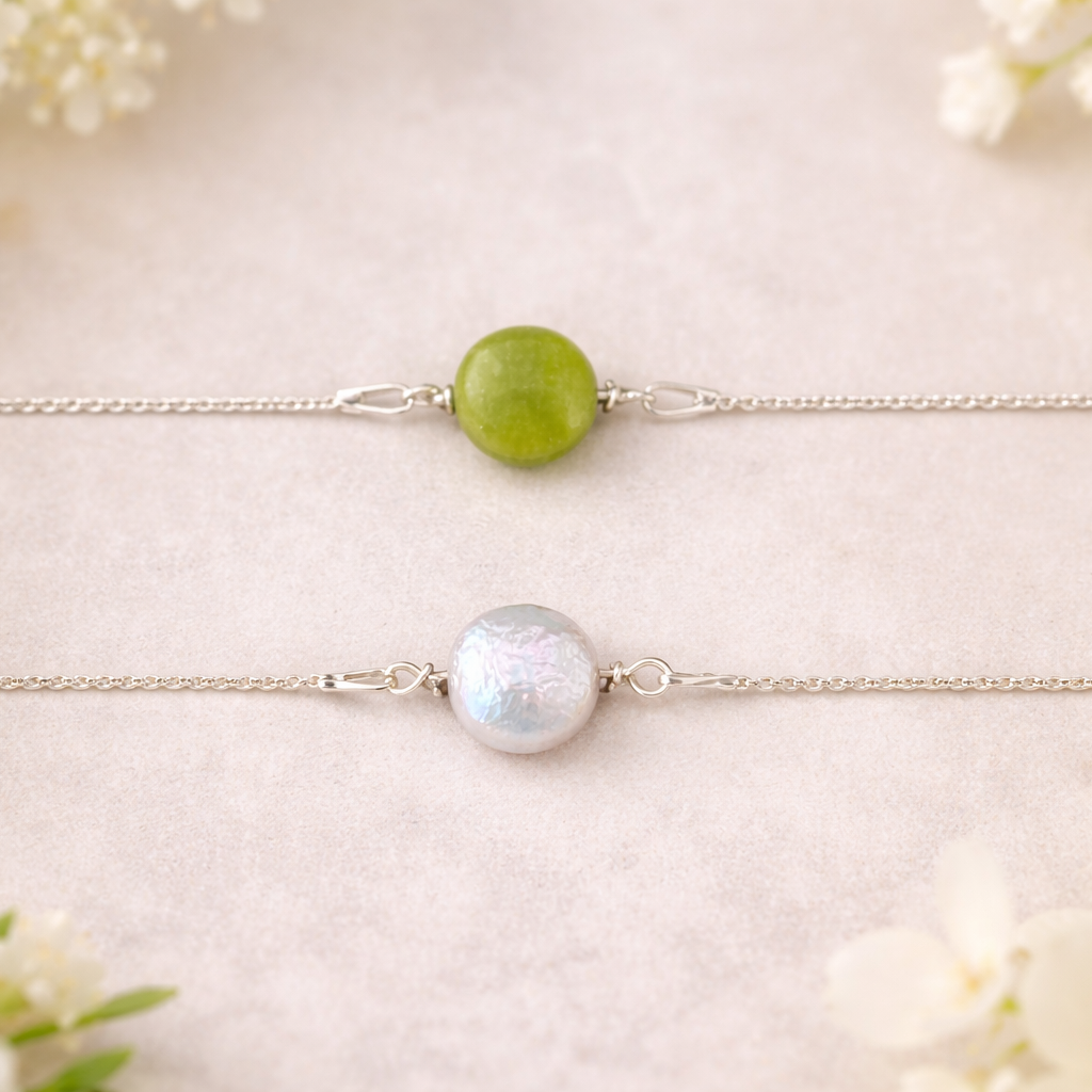 Single Gemstone Necklace Variants- Artisan Made – Crystal Joys