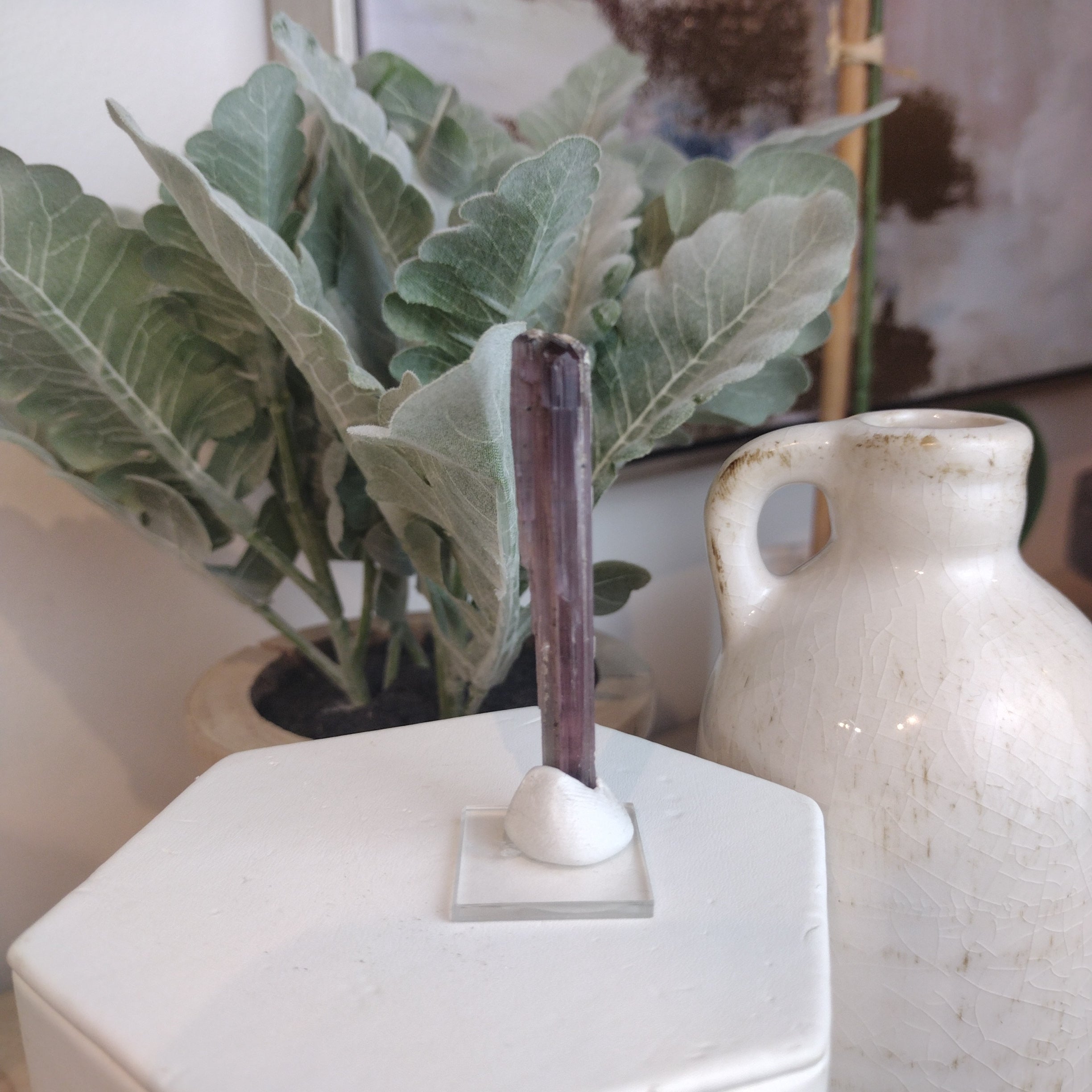 Bi-Color Tourmaline in Quartz Rod-Variants – Crystal Joys