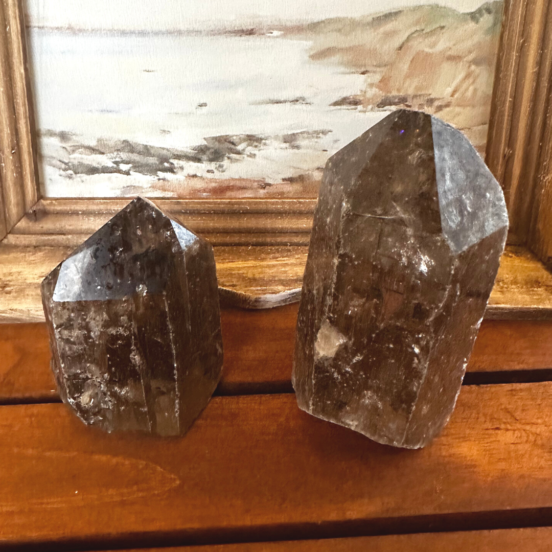 Smoky Quartz Natural Pillar Grade AA Under .5kg (3-5") – Crystal Joys